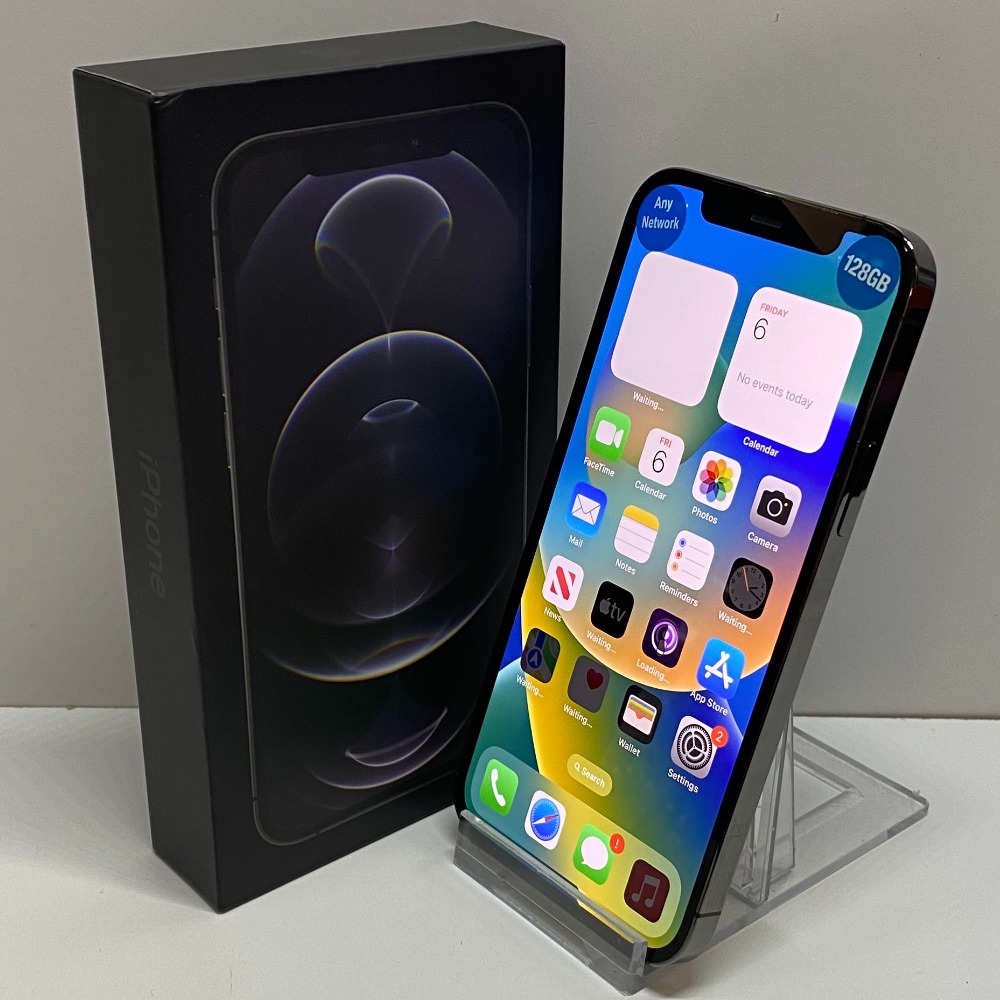 Pre-owned Apple iPhone 12 Pro Unlocked Model A2407 128GB Graphite Boxed ...